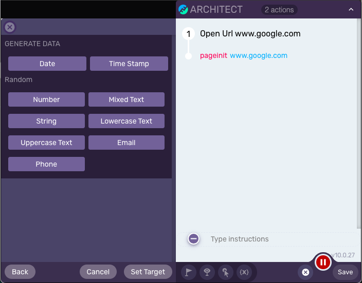 Generating Random Data Functionize